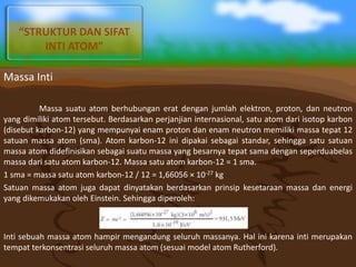Fisika Inti | PPTX