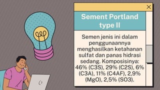 Kelompok 1 Penggunaan Semen Pada Waduk atau Bendungan.pptx