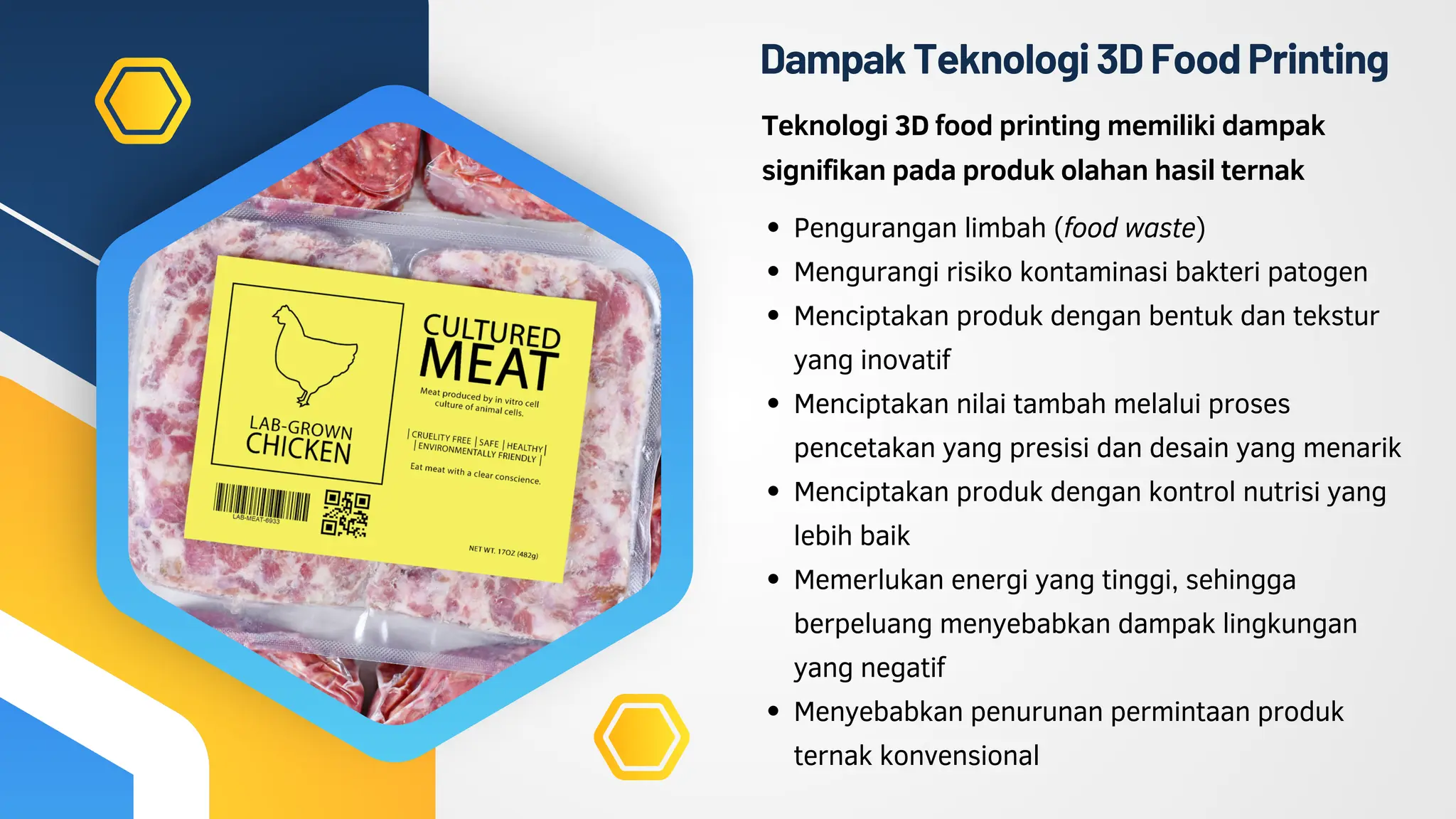 Future Technology for Animal Product Processing 3D Food Printing | PDF