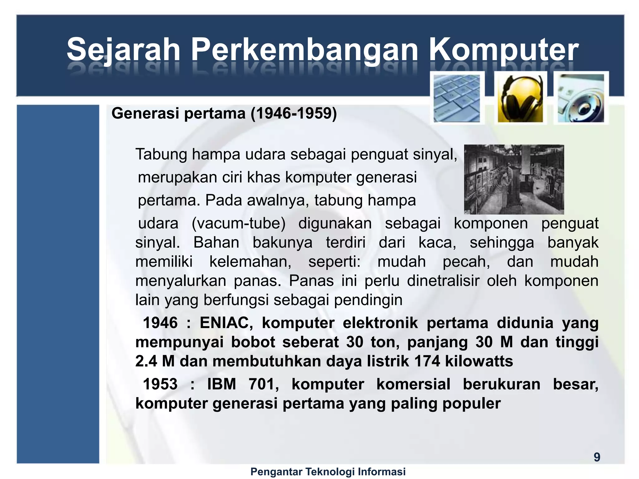 pengertian dan sejarah komputer | PPTX