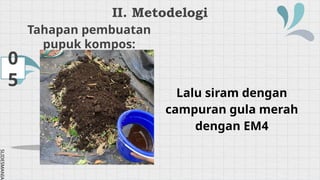 PEMBUATAN PUPUK KOMPOS KOTORAN HEWAN SAPI | PPTX