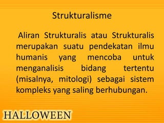 Sstrukturalisme (Psikologi Umum) | PPTX