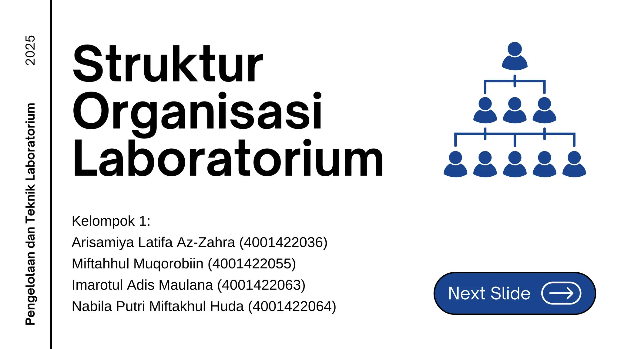 STRUKTUR ORGANISASI LABORATORIUM MATERI TEKNIK PENGELOLAAN LABORATORIUM ...