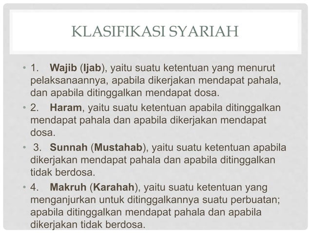 Kelompok 1 syariah islam | PPT