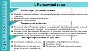 [New Upload] Kelompok 1 Tugas Pelestarian Sumber Daya Lahan Rawa | PPTX
