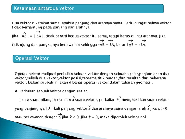 Kelompok 1 vektor | PPTX