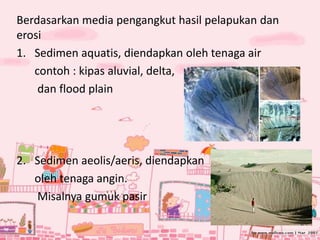 Sistem Pengangkutan dan Pengendapan Batuan Sedimen | PPT