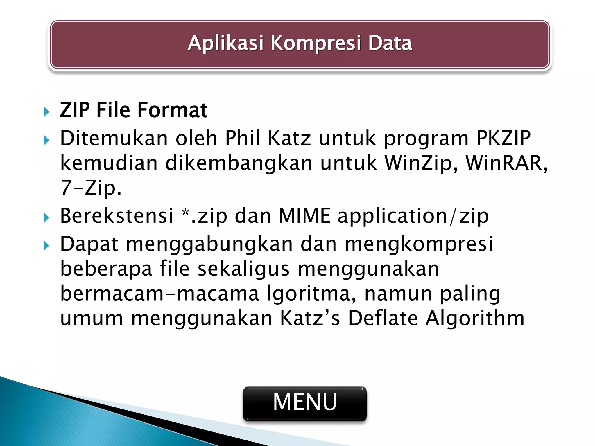 Kompresi dan Dekompresi | PPTX