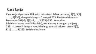 international data encryption Algoritm (IDEA) and RC-4 | PPTX