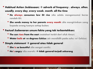 Present Tense: Simple and Continuous | PPTX