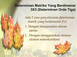 transpose matrik | PPTX
