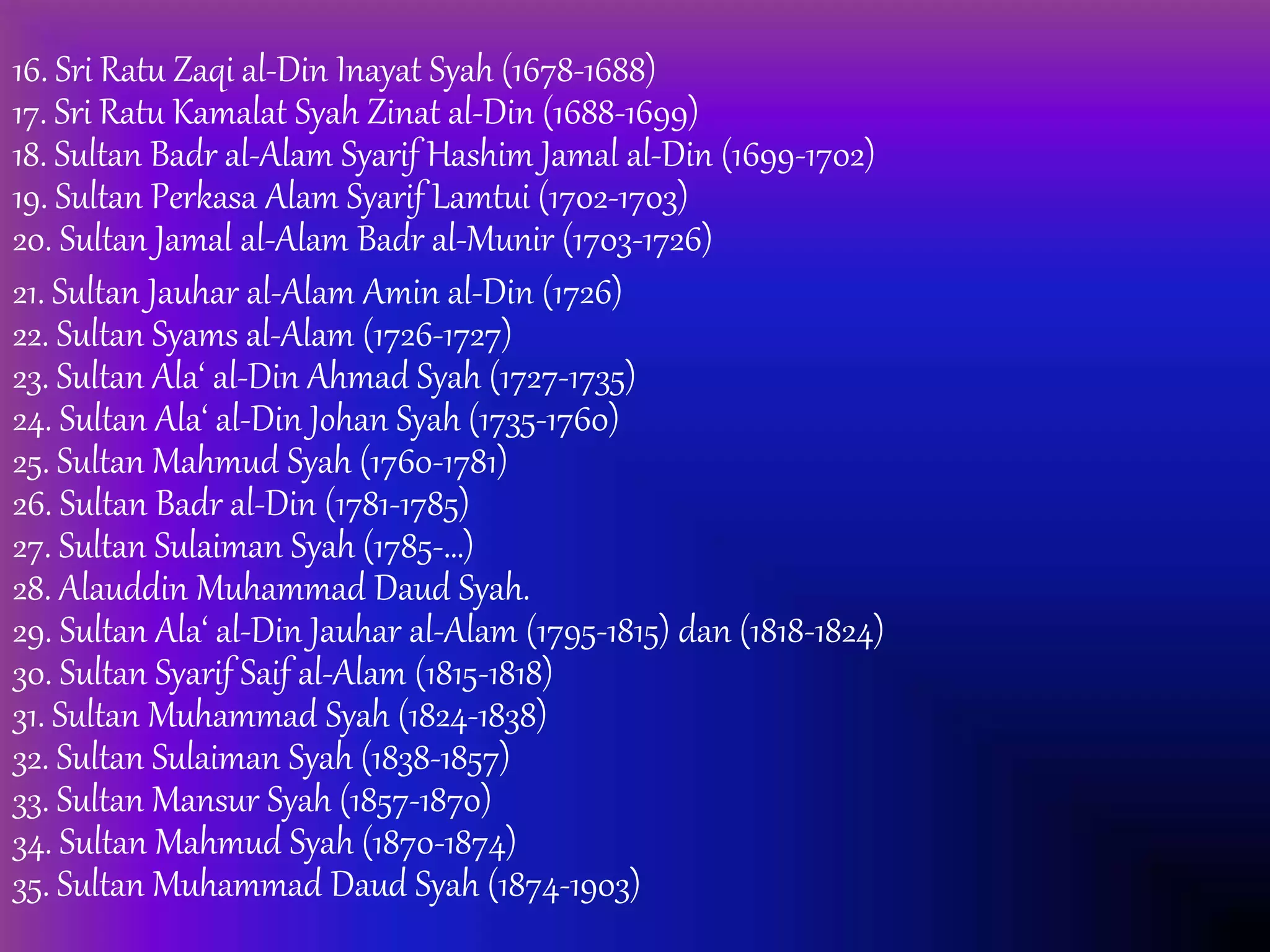 Sejarah Kerajaan Aceh Indonesia | PPTX