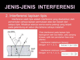 interferensi cahaya | PPTX