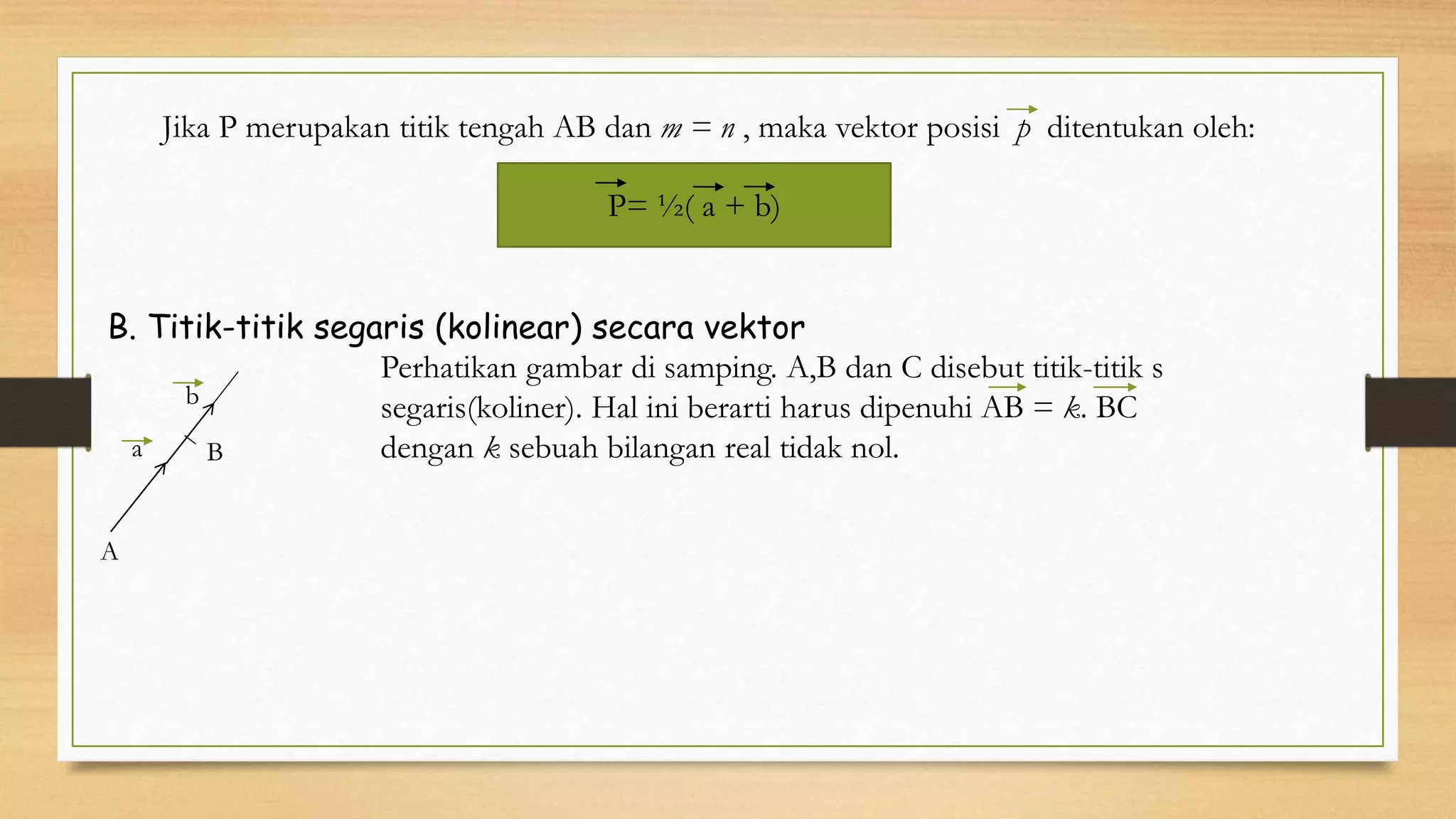 3.1 Pengertian Dasar Vektor dan OperasInya | PPTX