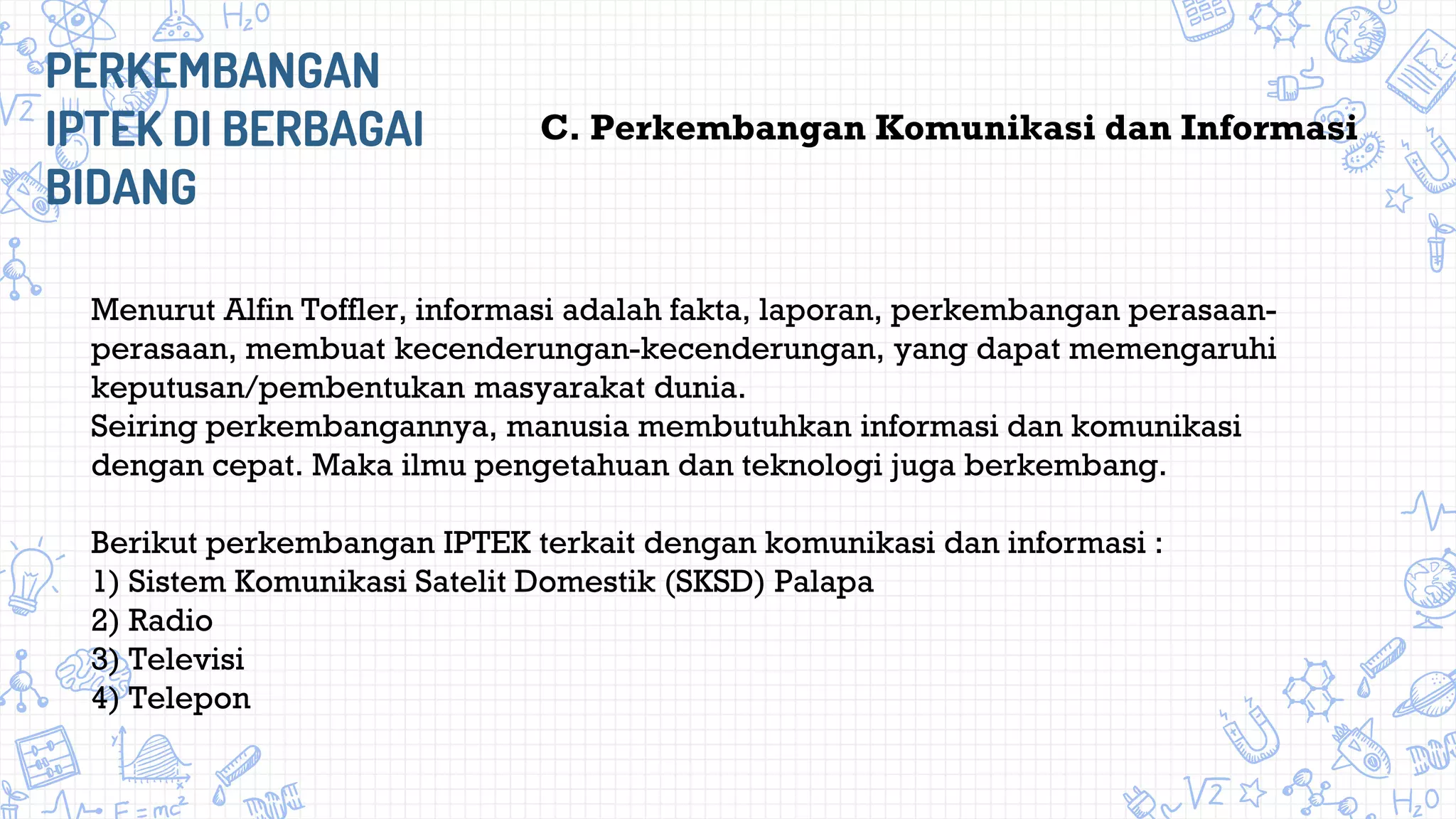 PPT Sejarah - Perkembangan IPTEK dan dampak bagi manusia | PPTX