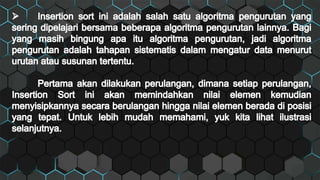 TUGAS KULIAH - INSERTION SORT- KELOMPOK 2 .pptx