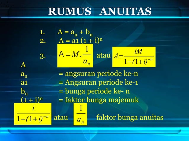 ppt dr kelompok 2 mapel mtk tentang anuitas.ppt