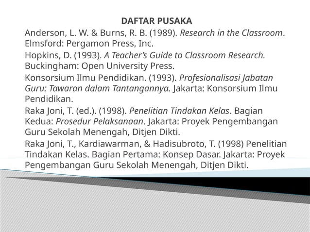 Rencana dan Pelaksanaan Penelitian Tindakan kelas.pptx