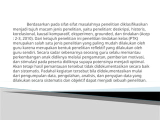 Rencana dan Pelaksanaan Penelitian Tindakan kelas.pptx