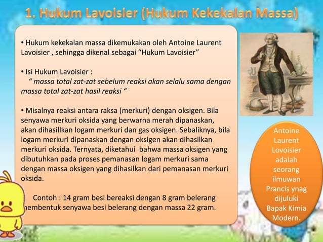 hukum dasar kimia | PPTX