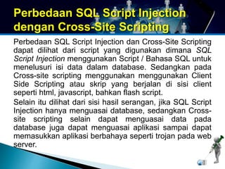 SQL Injection dan XSS | PPT