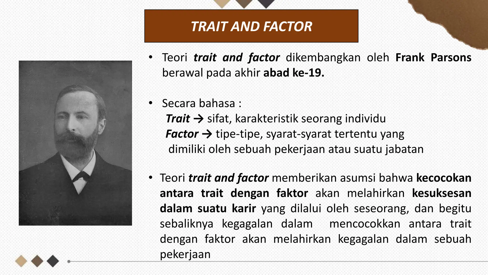 KELOMPOK 2-PPT BK KARIR- TEORI TRAIT AND FACTOR (2).pptx