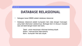 BAB.3 DAN 4 Sistem Teknik Dokumentasi dan Database Relasional.pptx