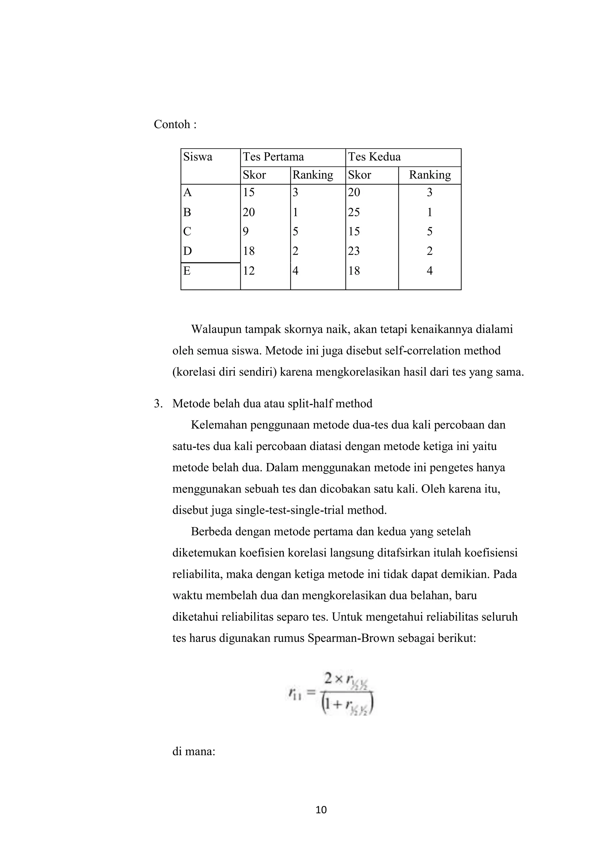 contoh makalah evaluasi pendidikan matematika tentang reliabilitas tes ...