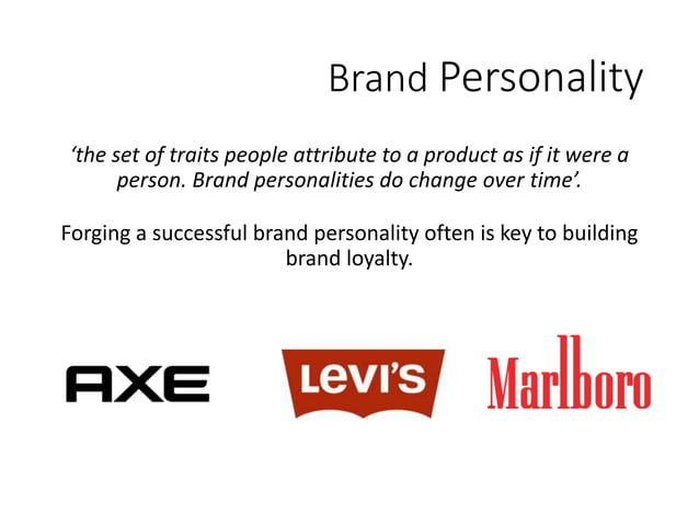 CH. VI Personality & Psychographics | PPTX