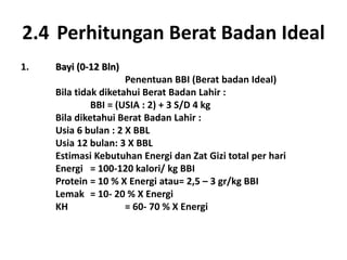 Diet pada bayi dan anak | PPTX