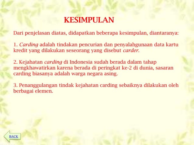 Kelompok 2 "CARDING" - EPTIK | PPT