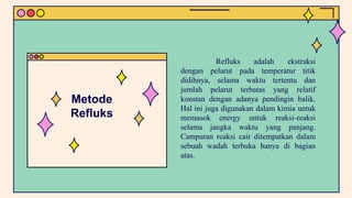 PPT Ekstraksi Cara Panas | PPTX