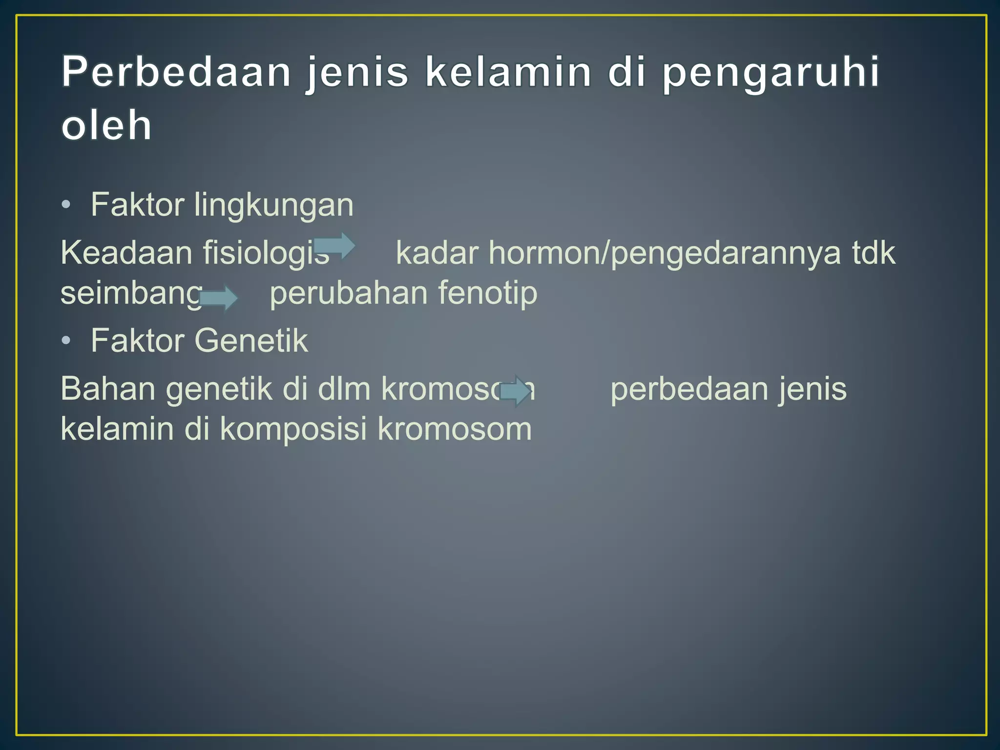 Genetika penentuan jenis kelamin | PPTX