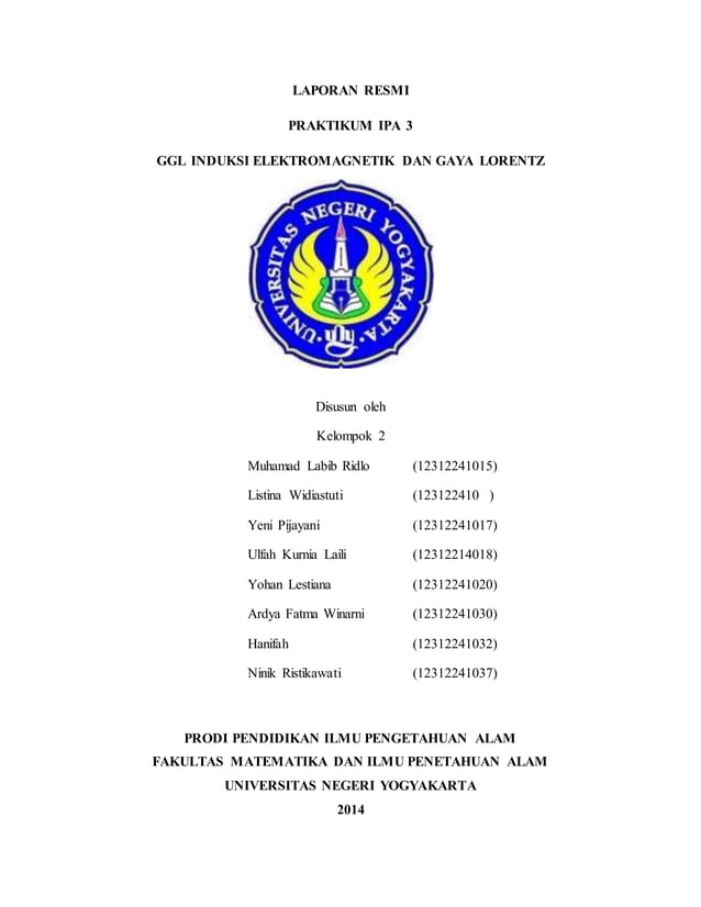 Kelompok 2 ggl induksi elektromagnetik dan gaya lorentz | DOCX