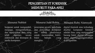 Kelompok 2 it forensik | PPTX