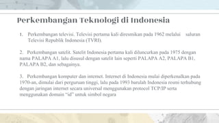 Perkembangan Teknologi Informasi | PPTX