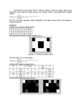 Kelompok 2 kls d. transformasi fourir diskrit | DOCX