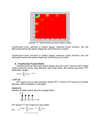Kelompok 2 kls d. transformasi fourir diskrit | DOCX