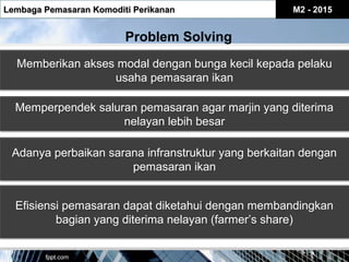 Kelembagaan Pemasaran Komoditi Perikanan | PPT
