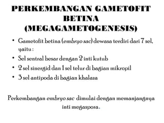 Megagametogenesis dan Megasporogenesis Lilium sp. | PPT