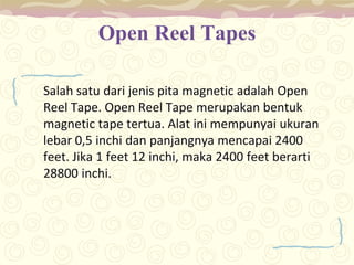 Kelompok 2 magnetic tape | PPT