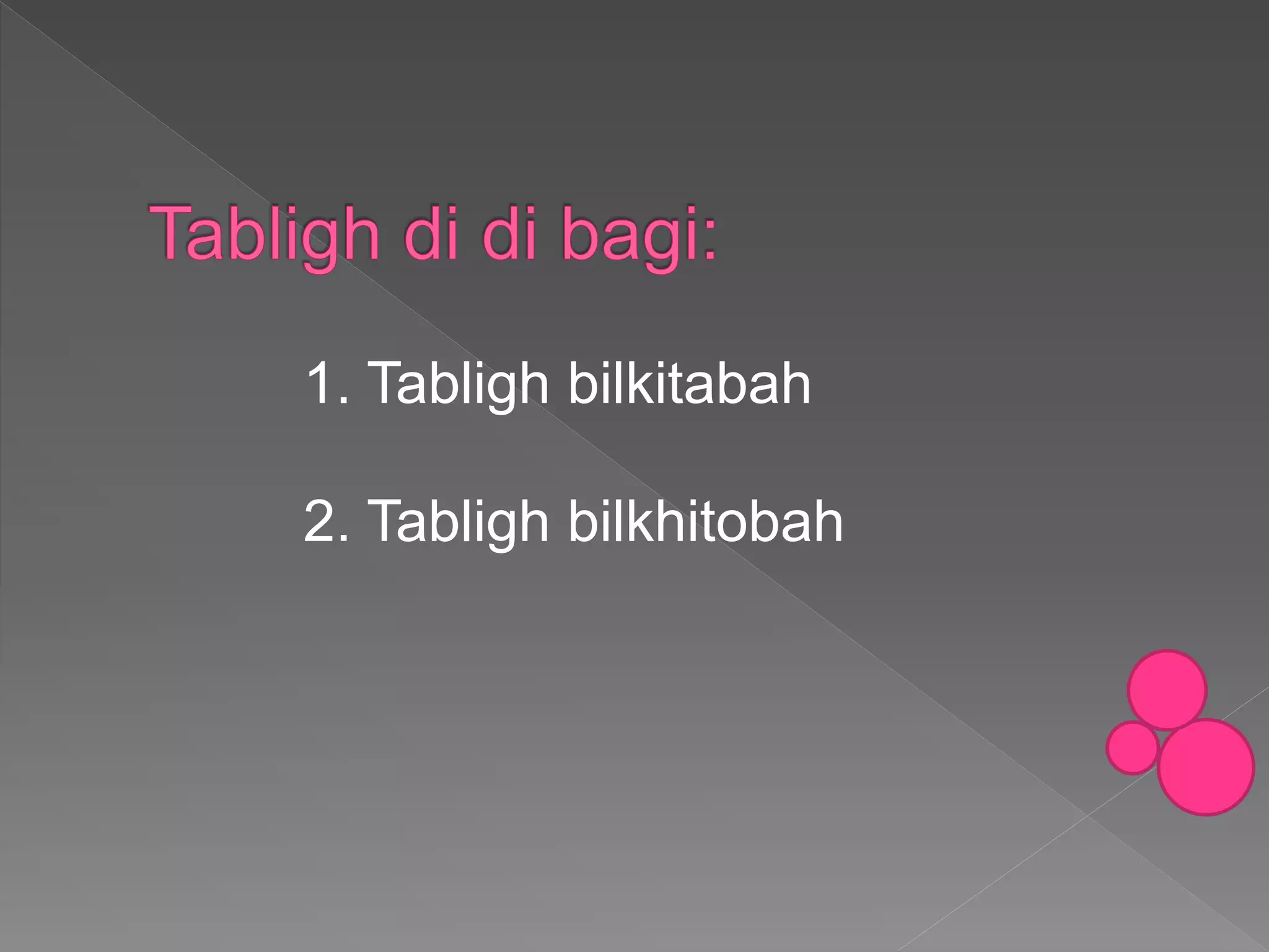 Tabligh Dalam Al-Quran dan Al-Sunnah | PPTX