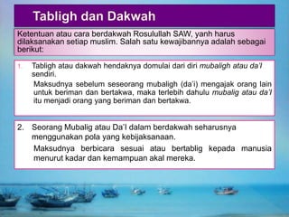 Tabligh Dalam Al-Quran dan Al-Sunnah | PPTX