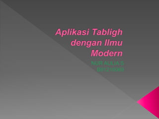 Tabligh Dalam Al-Quran dan Al-Sunnah | PPTX