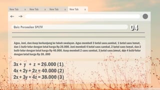Kelompok 2 Matematika Substitusi | PPTX