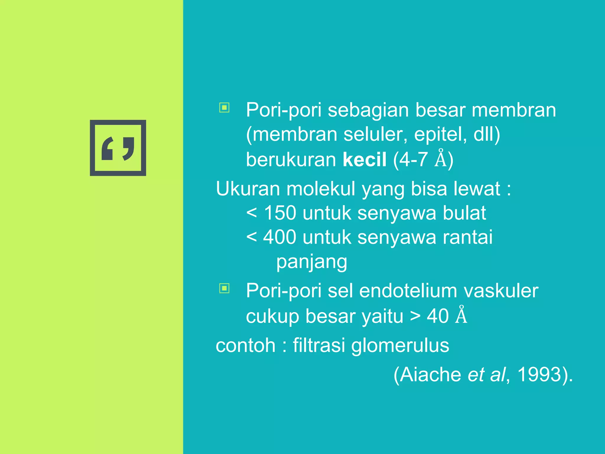 Kelompok 2 membran biologis dan mekanisme transport obat | PPTX