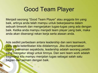 Kelompok 2 MEMILIKI MOTIVASI BERPRESTASI DAN KERJASAMA TIM DALAM ...