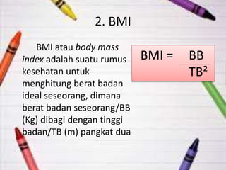 MENU SEHAT BMR BMI | PPTX