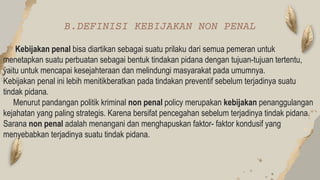 Kelompok 2 (Non Penal) Politik Hukum Pidana.pptx