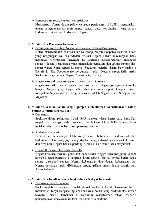 Nilai Nilai Universal Pancasila | DOCX